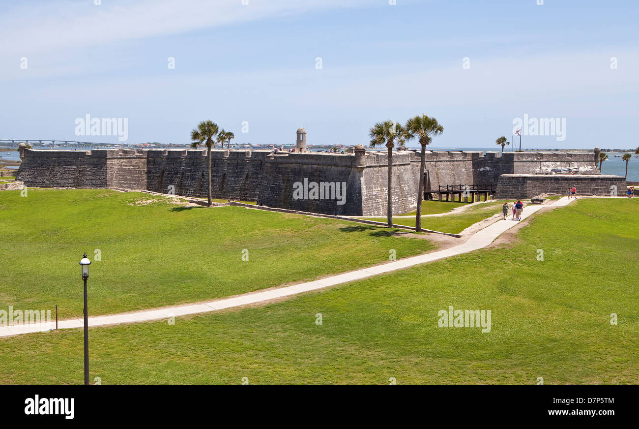 The Castillo de San Marcos Fort is pictured in St. Augustine, Florida ...