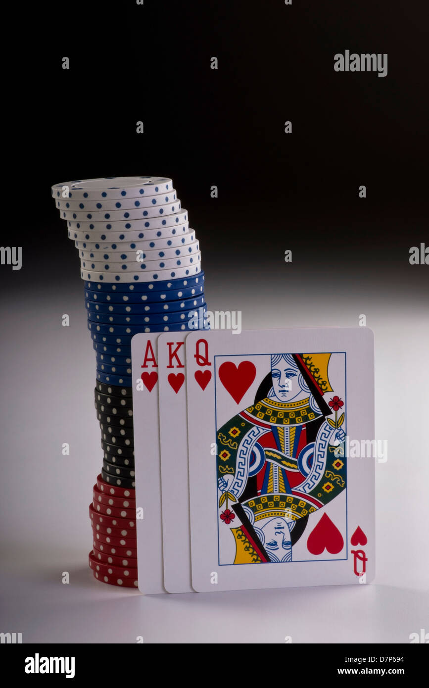 Blackjack Card Hand Stock Photo - Alamy
