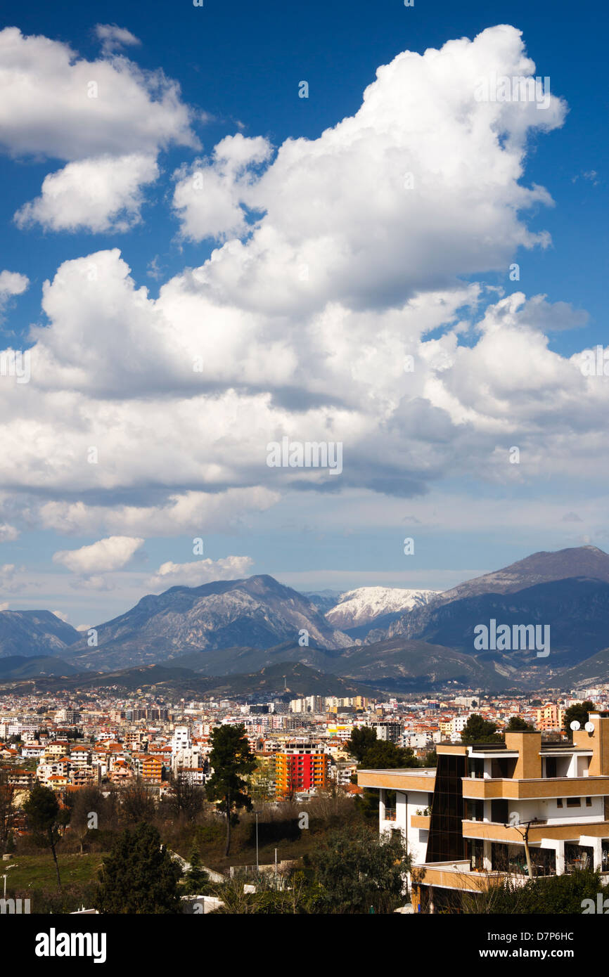Tirana overview. Albania Stock Photo - Alamy