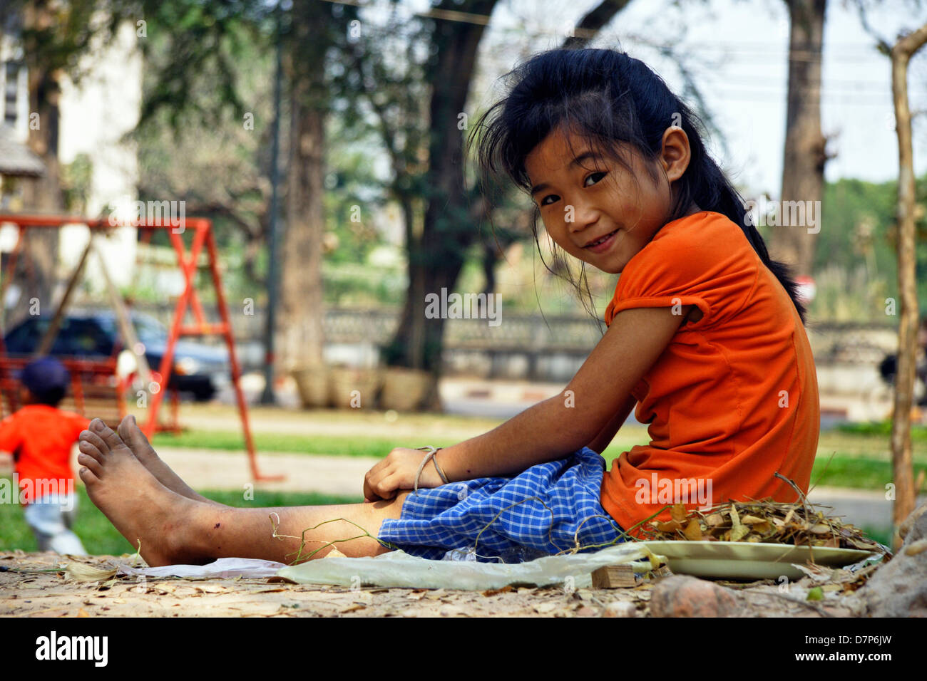 Girl children laos hi-res stock photography and images - Alamy