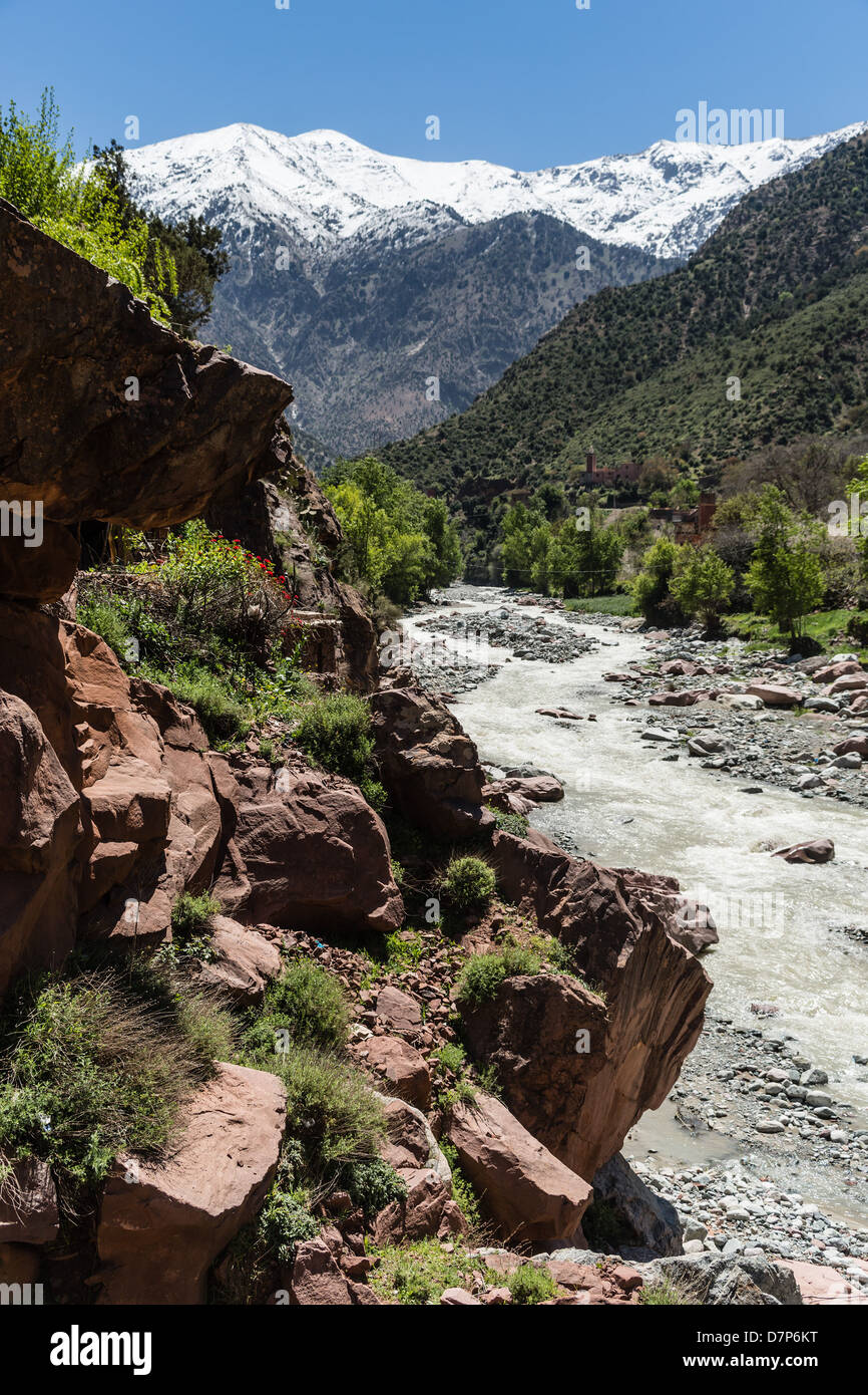 Morocco marrakesh ourika river valley hi-res stock photography and ...