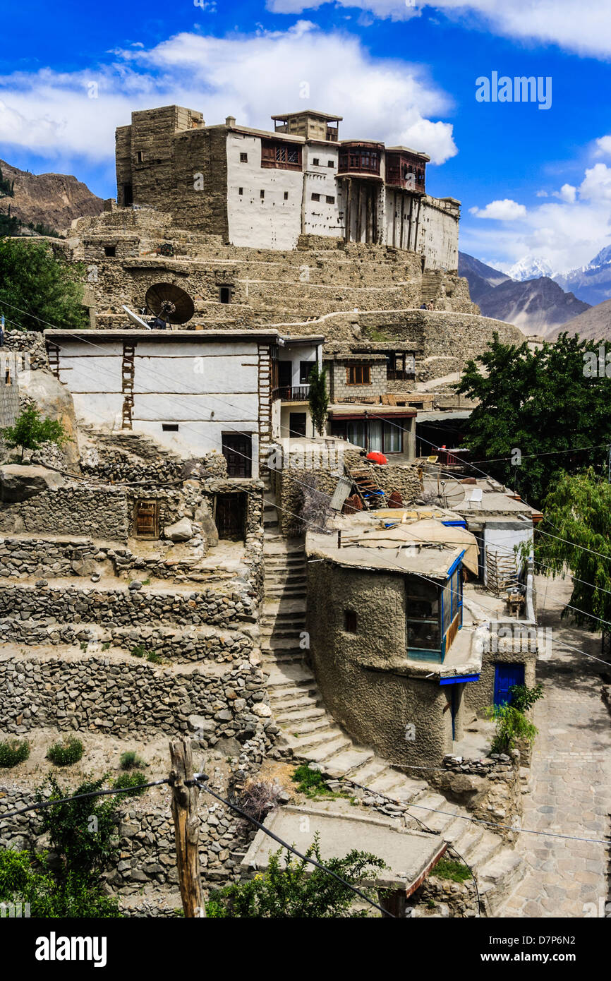 Baltit Fort, Hunza Valley, Karakoram Range, Karimabad, Pakistan Stock ...