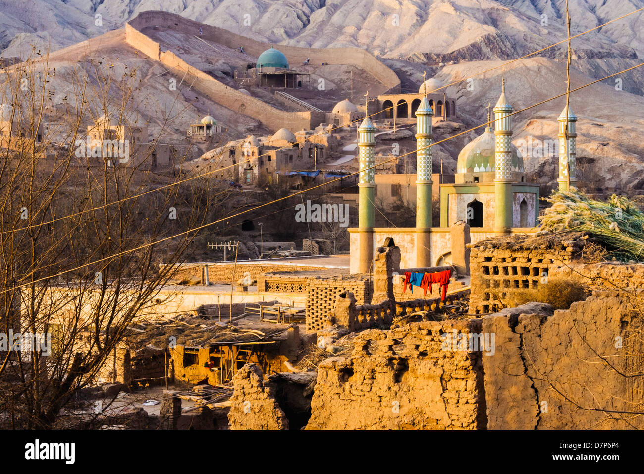 Tuyoq, an ancient Uyghur-Muslim pilgrimage place and well preserved ...