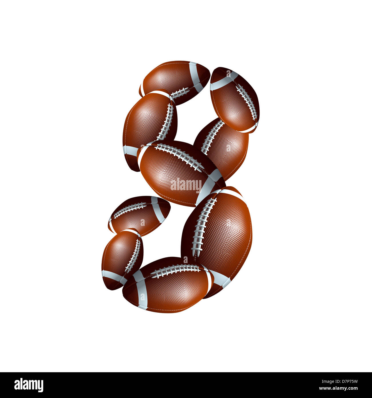 american football icon, letter of the alphabet, font type icon designed ...