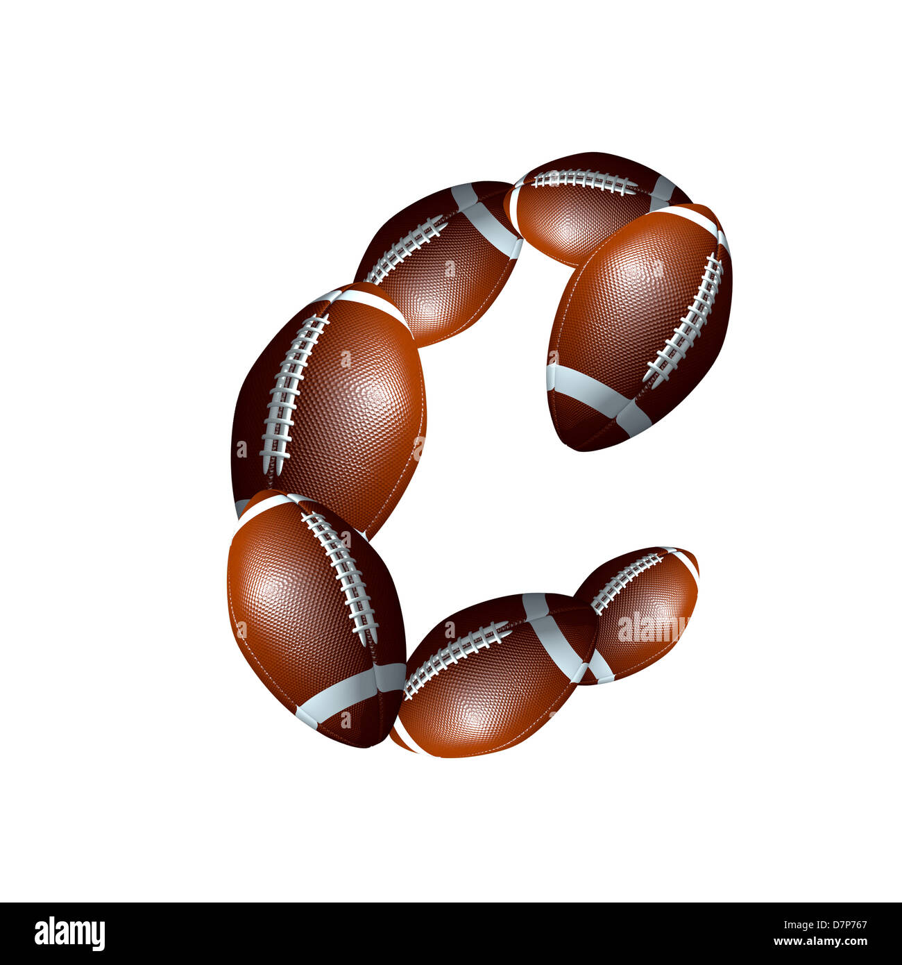 American football alphabet hi-res stock photography and images - Alamy