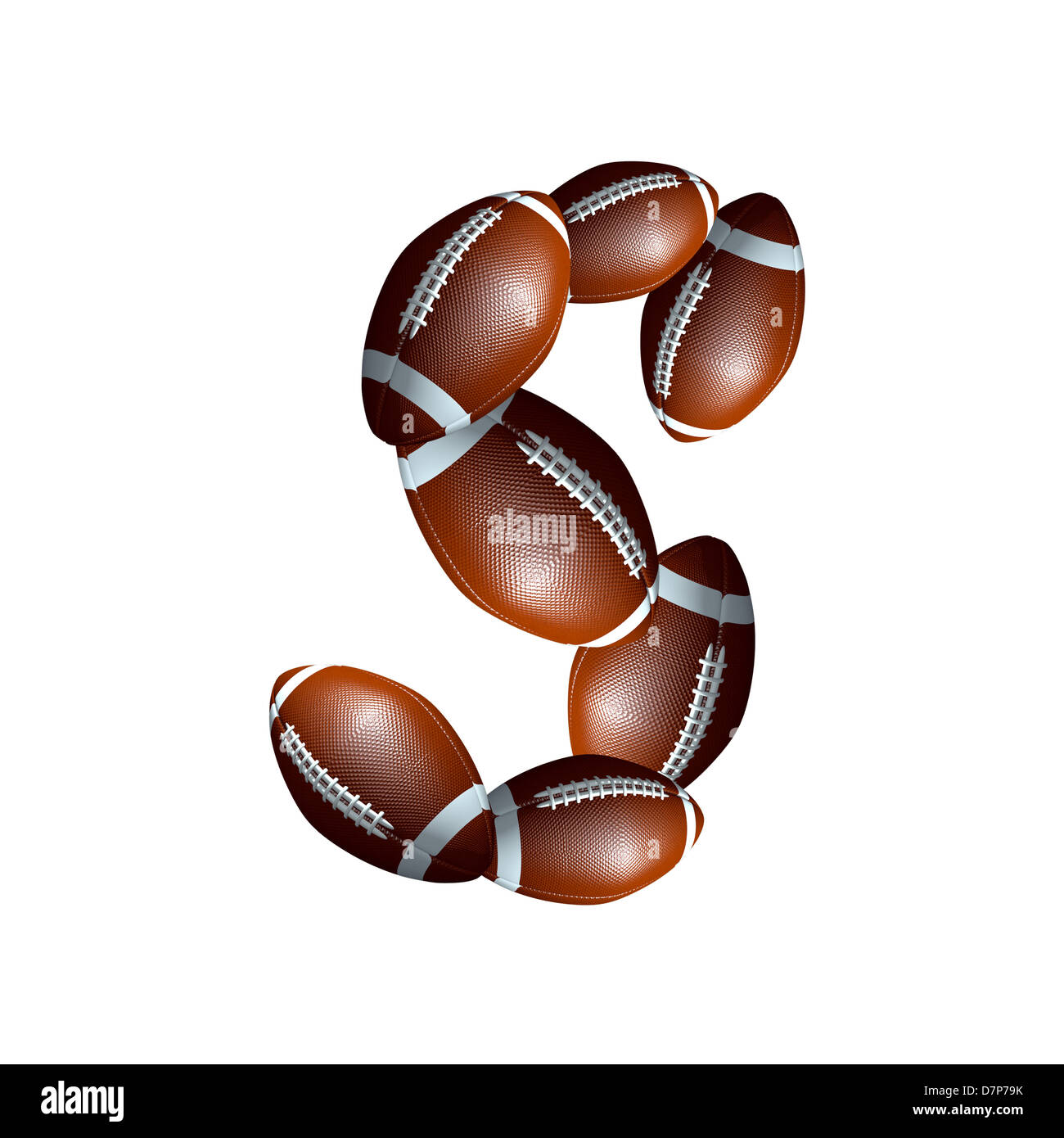 american football icon, letter of the alphabet, font type icon designed ...