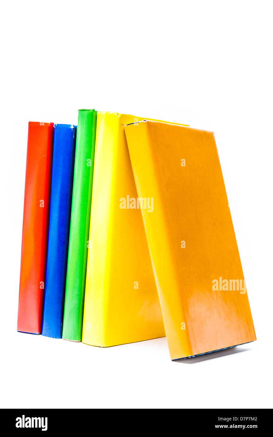 Five books spine hi-res stock photography and images - Alamy