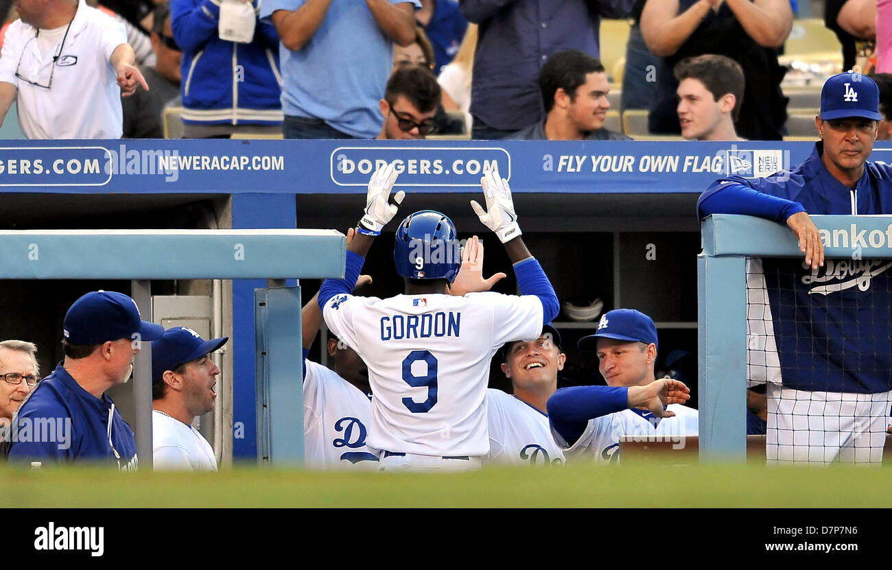 Los Angeles, CA. 11th May 2013. Los Angeles Dodgers shortstop Dee ...