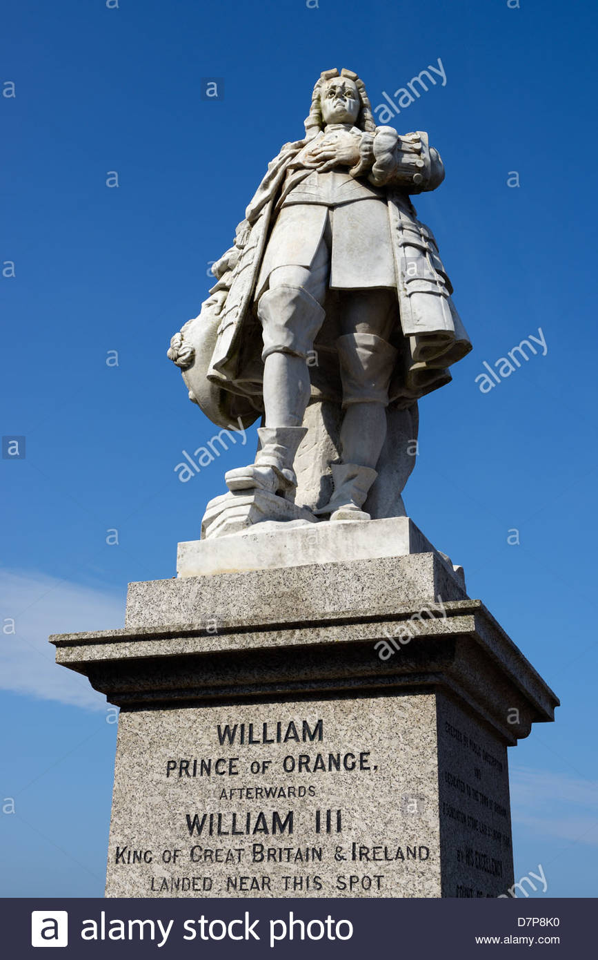 William Iii Statue Brixham Devon High Resolution Stock Photography and ...