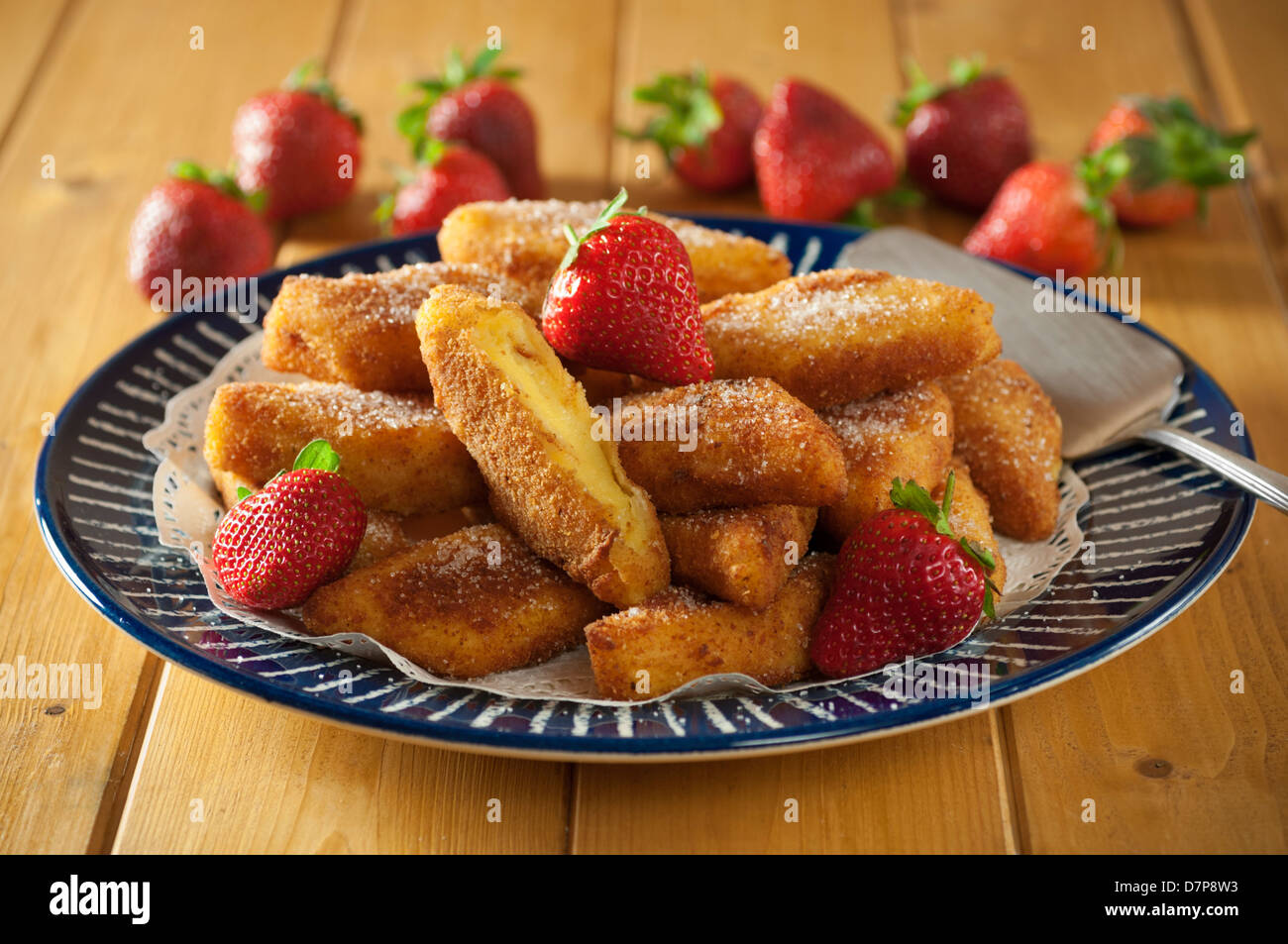 Crema fritta Deep fried custard cream Italy Food Stock Photo - Alamy