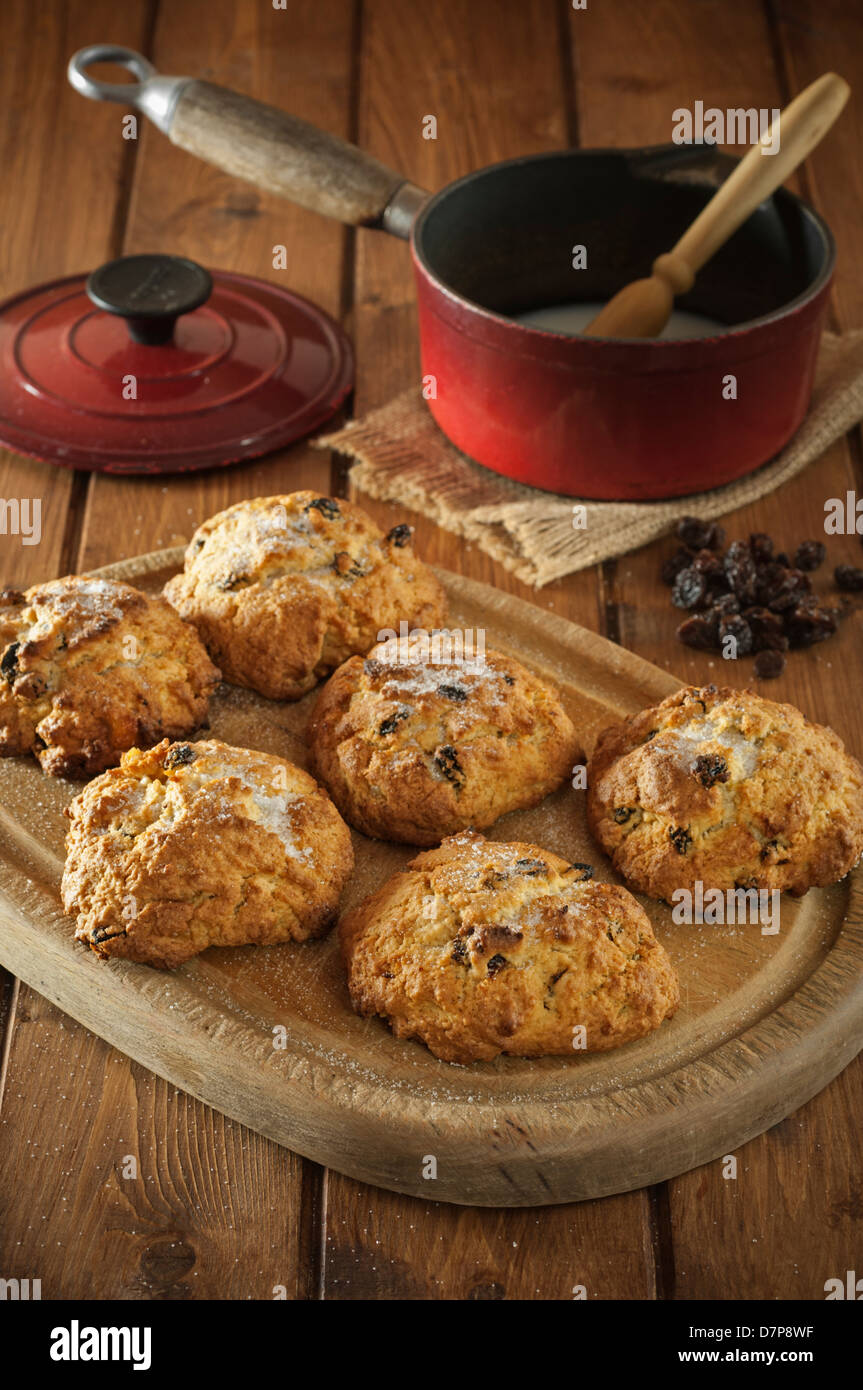 Rock cakes Traditional Food UK Stock Photo - Alamy