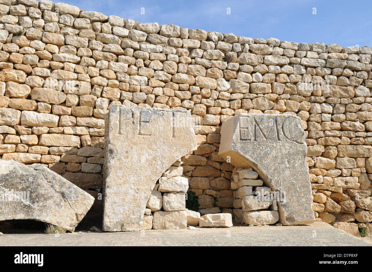 Roman inscription carved in stone hi-res stock photography and images ...