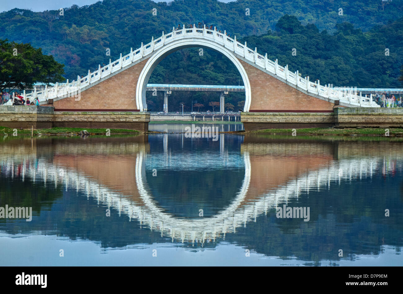 Moon Bridge in Dahu Stock Photo - Alamy