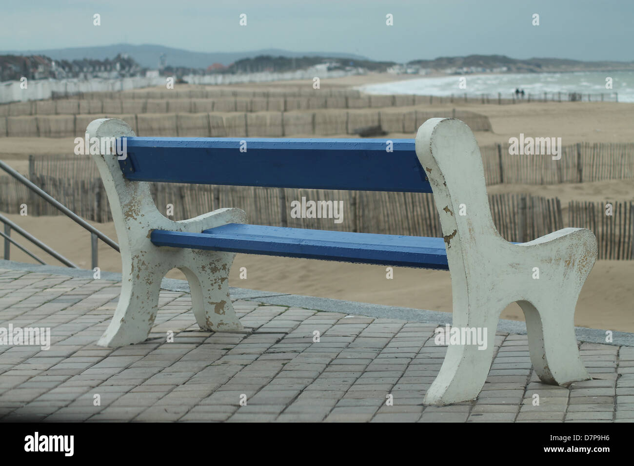 Resting place on the beach at Calais France Stock Photo - Alamy