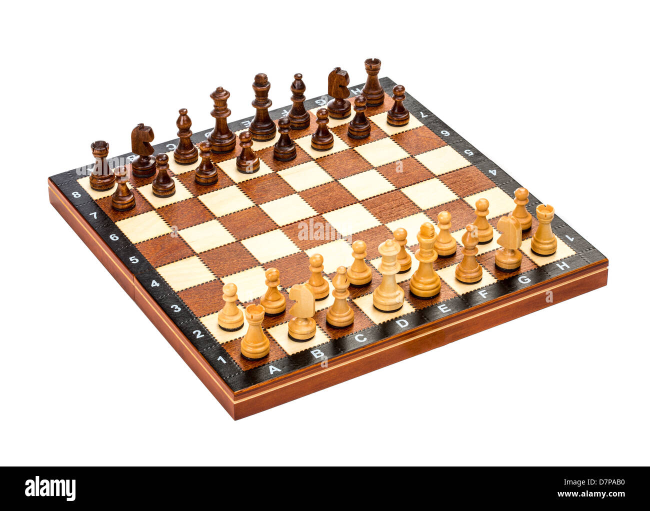 chess on a white background isolated Stock Photo - Alamy
