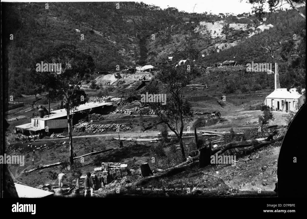 The 'Sunny Corner Silver Mine' in New South Wales is illustrated in ...