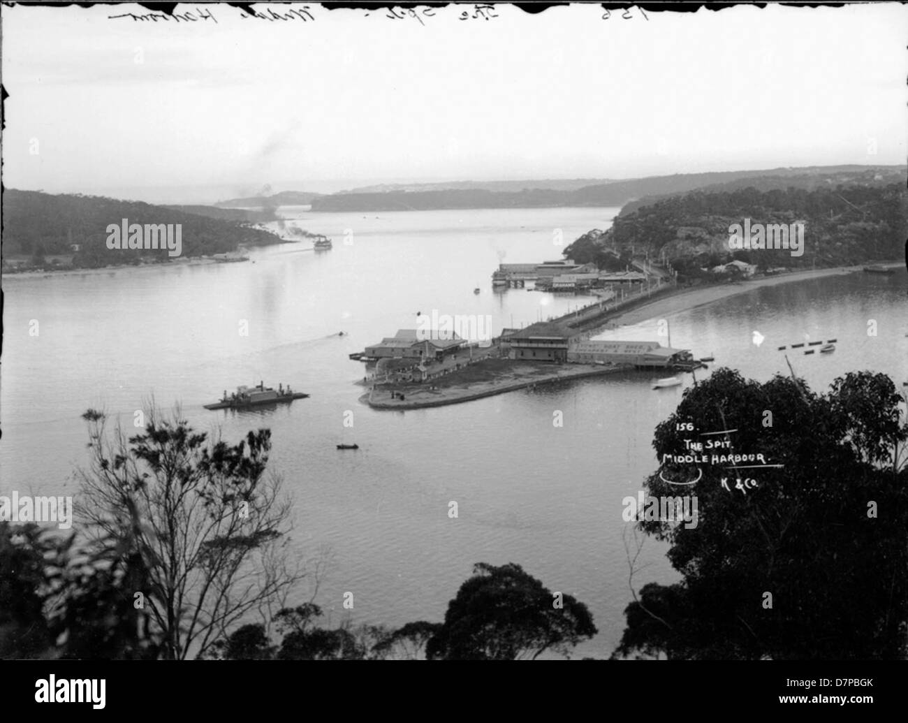 This photo captures The Spit in Middle Harbour, Mosman, showcasing the ...
