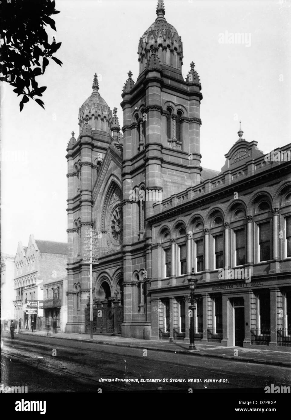 This photograph of the Jewish Synagogue on Elisabeth Street in Sydney ...