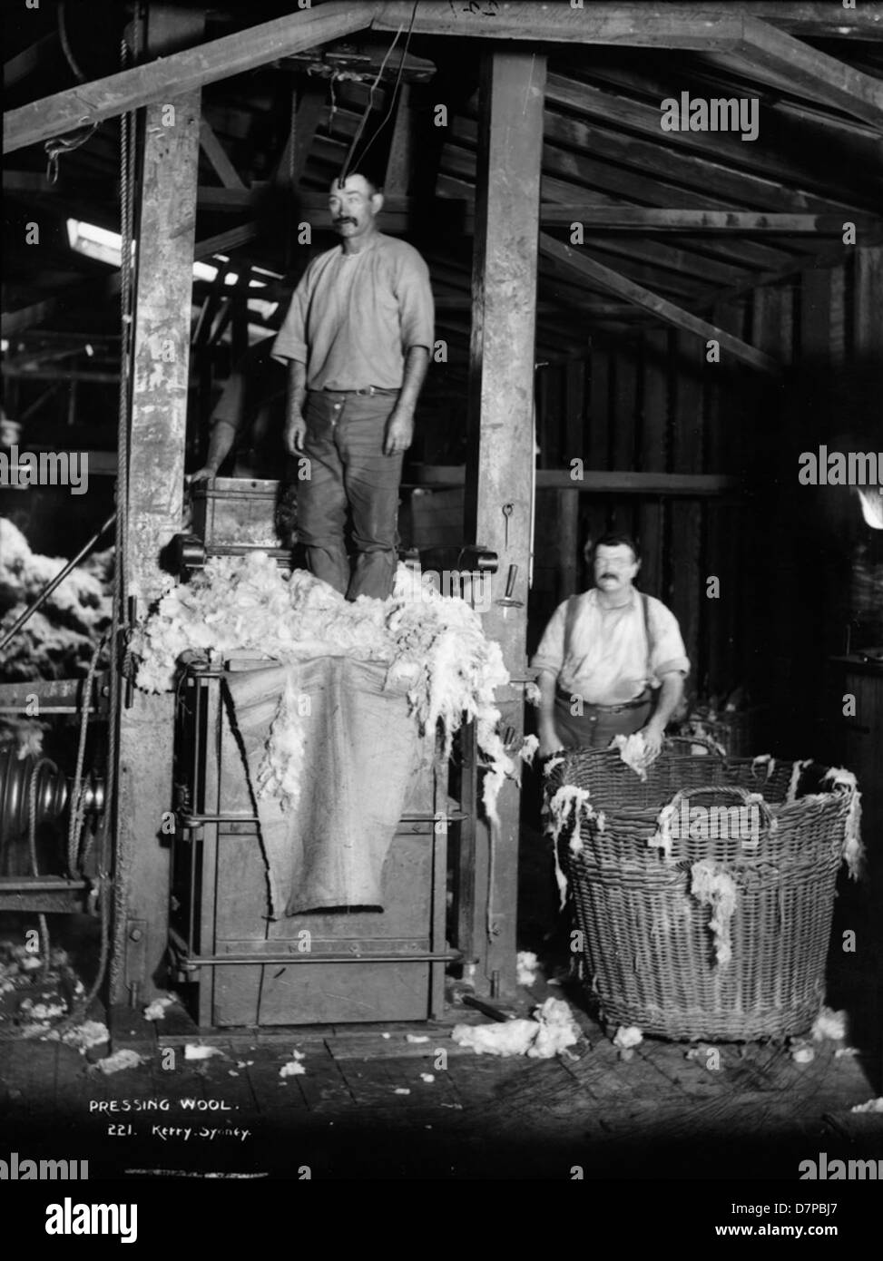 This archival photograph from the Powerhouse Museum captures factory ...