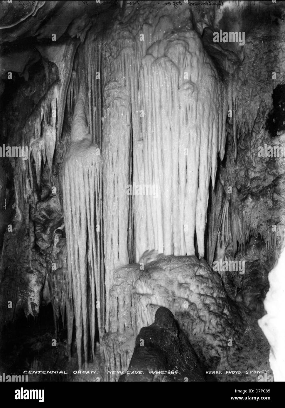 This image shows the Centennial Organ formation in New Cave at Wombeyan ...