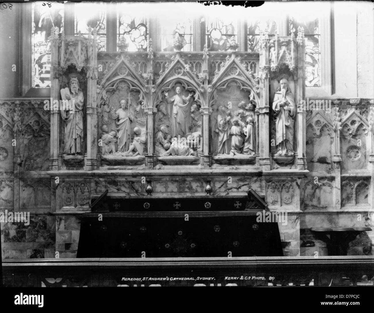 Carved architectural structure Black and White Stock Photos & Images ...