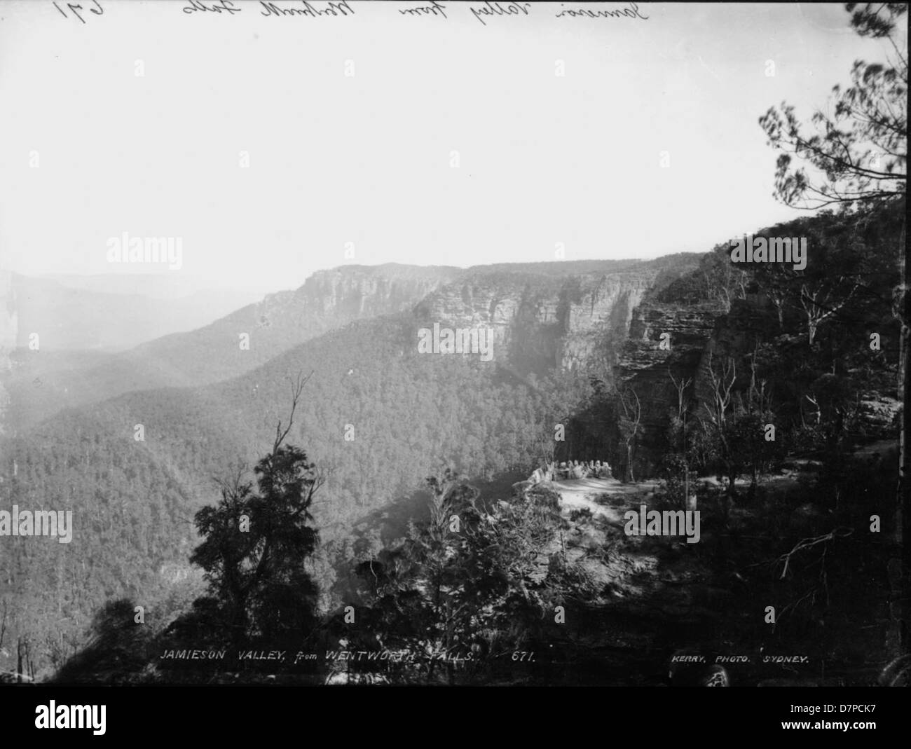 This photograph captures the breathtaking view of Jamieson Valley from ...