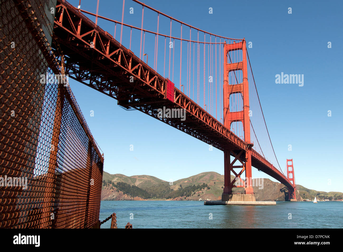 The Golden Gate Bridge, San Francisco Bay, California, USA Stock Photo ...