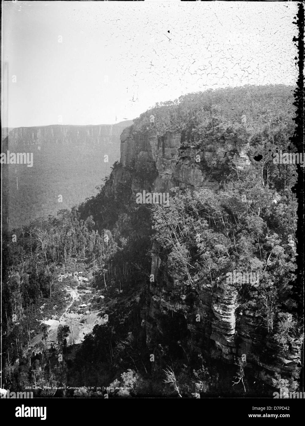 This photograph captures the dramatic landscape of Coal Mine Valley ...