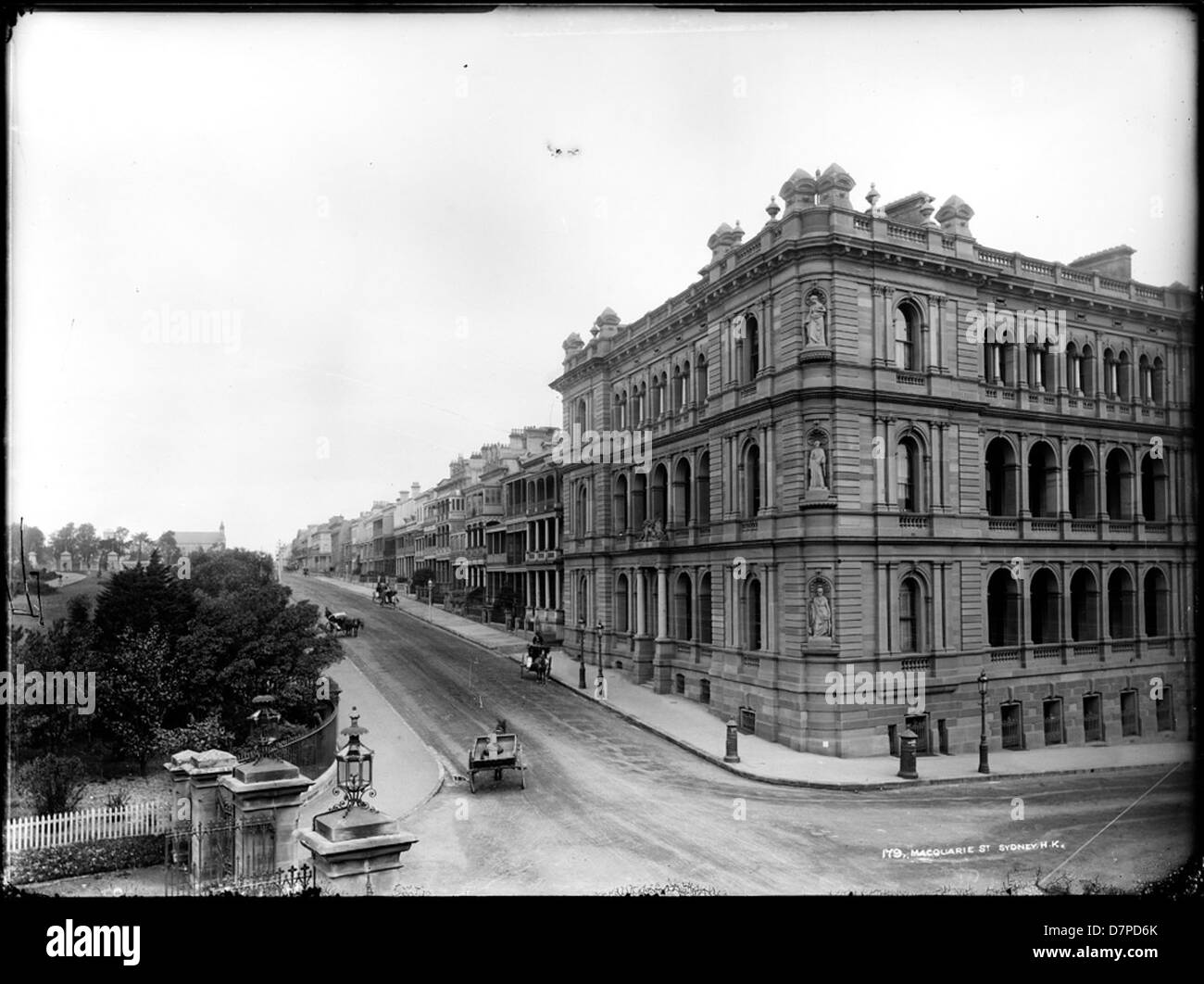 This image showcases the architectural beauty of Macquarie Street ...
