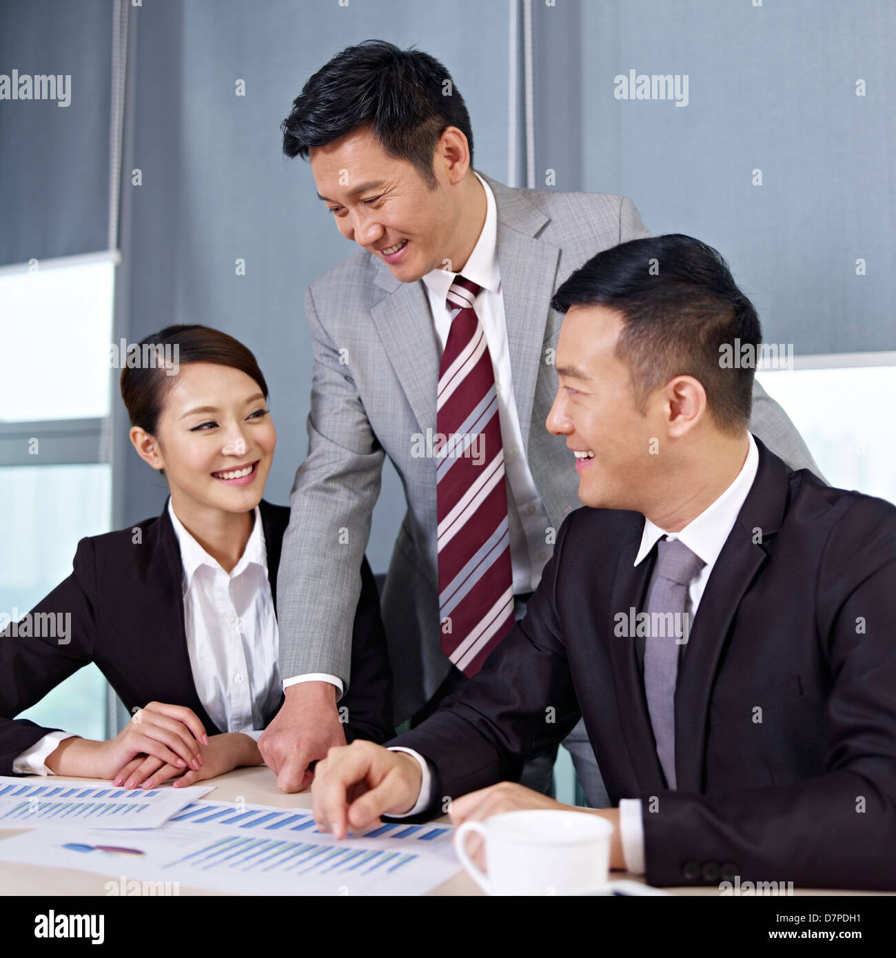 Asian Business Team Stock Photo - Alamy