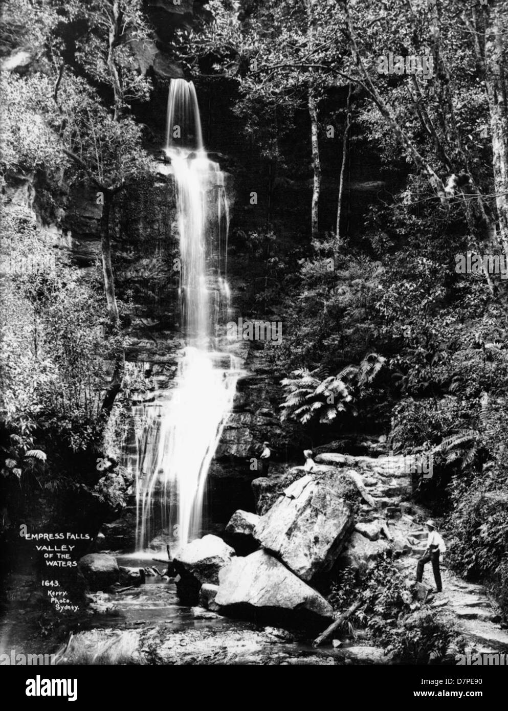 Charles H. Kerry’s photograph of Empress Falls in the Valley of the ...