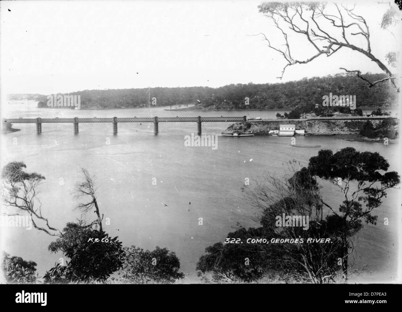 The Como Bridge, part of the Powerhouse Museum’s collection, spans the ...