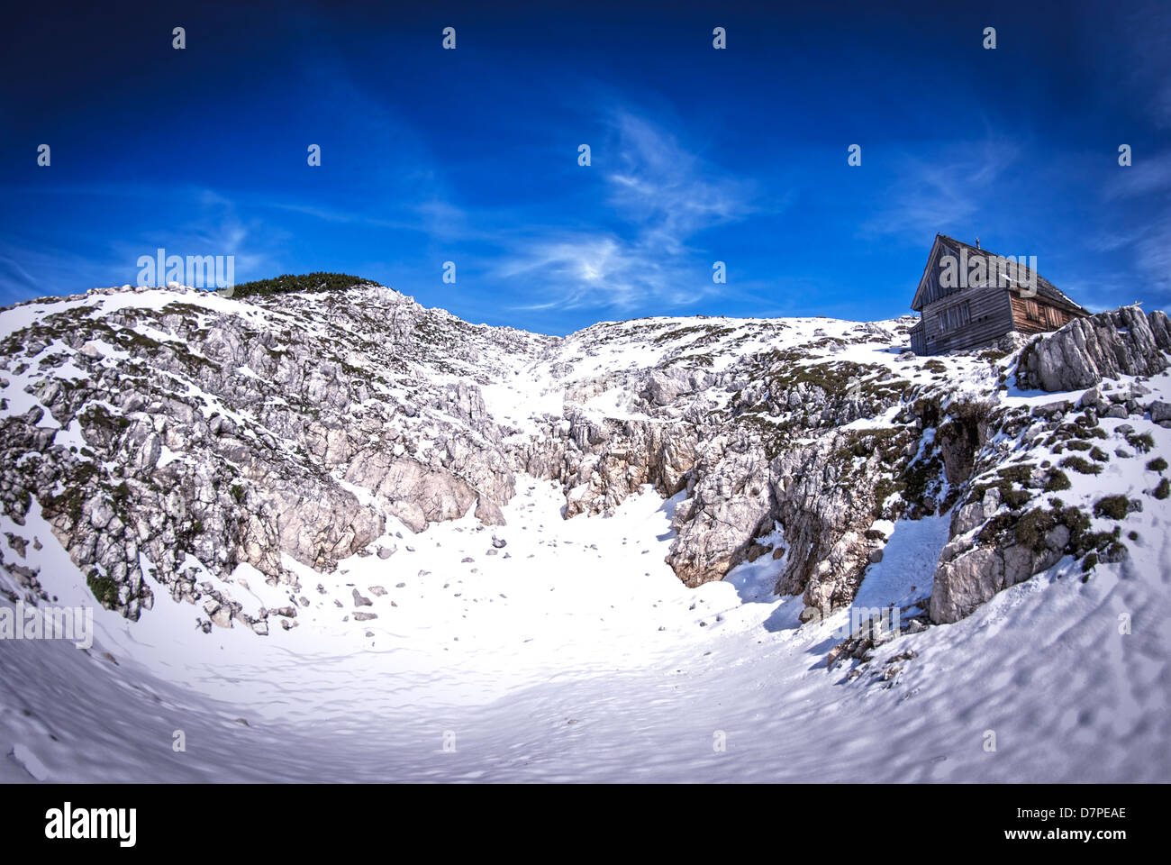 Alpine snowscape photographed in austria hi-res stock photography and ...