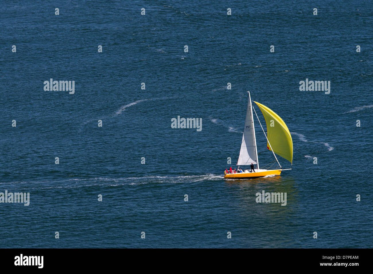 Yacht sailing in San Francisco Bay, California, USA Stock Photo - Alamy