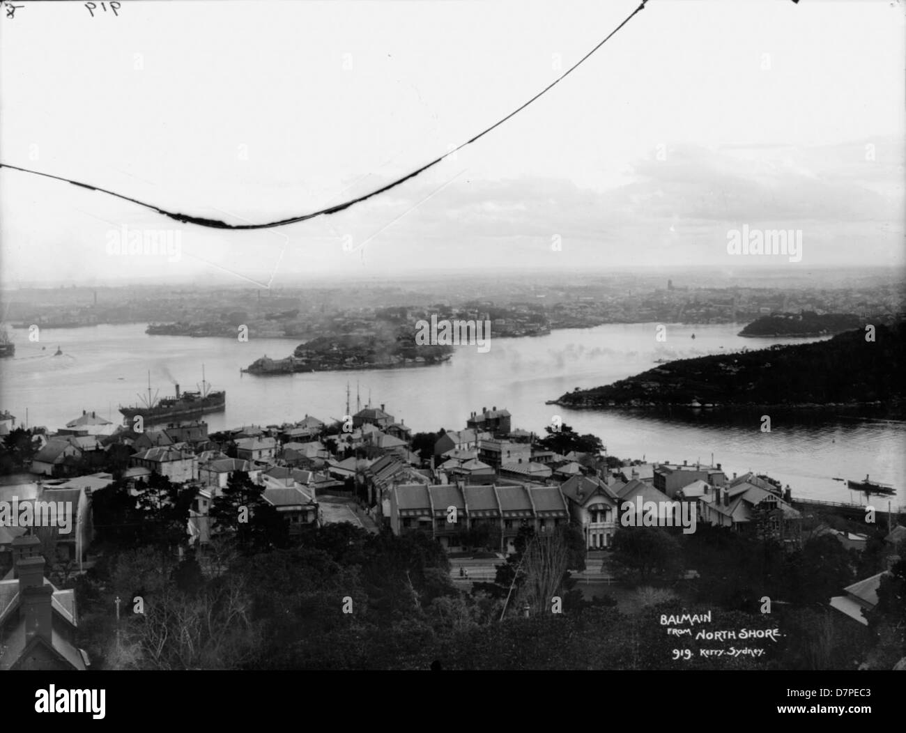 This photograph captures the Balmain area from North Shore, showcasing ...