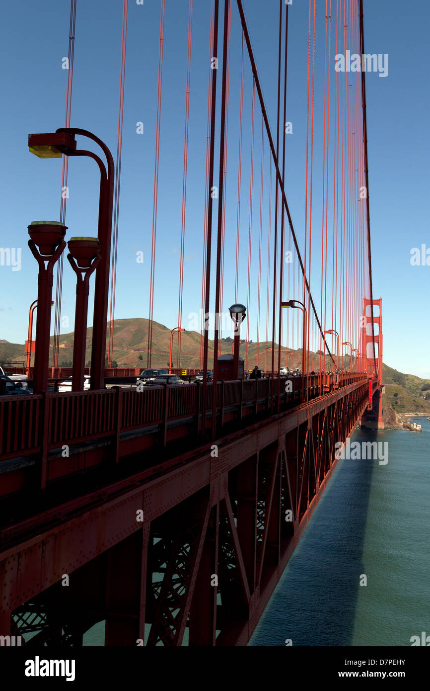 The Golden Gate Bridge, San Francisco Bay, California, USA Stock Photo ...