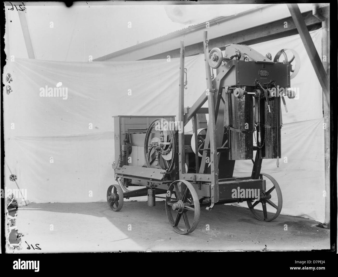 Old hay cutter Black and White Stock Photos & Images - Alamy