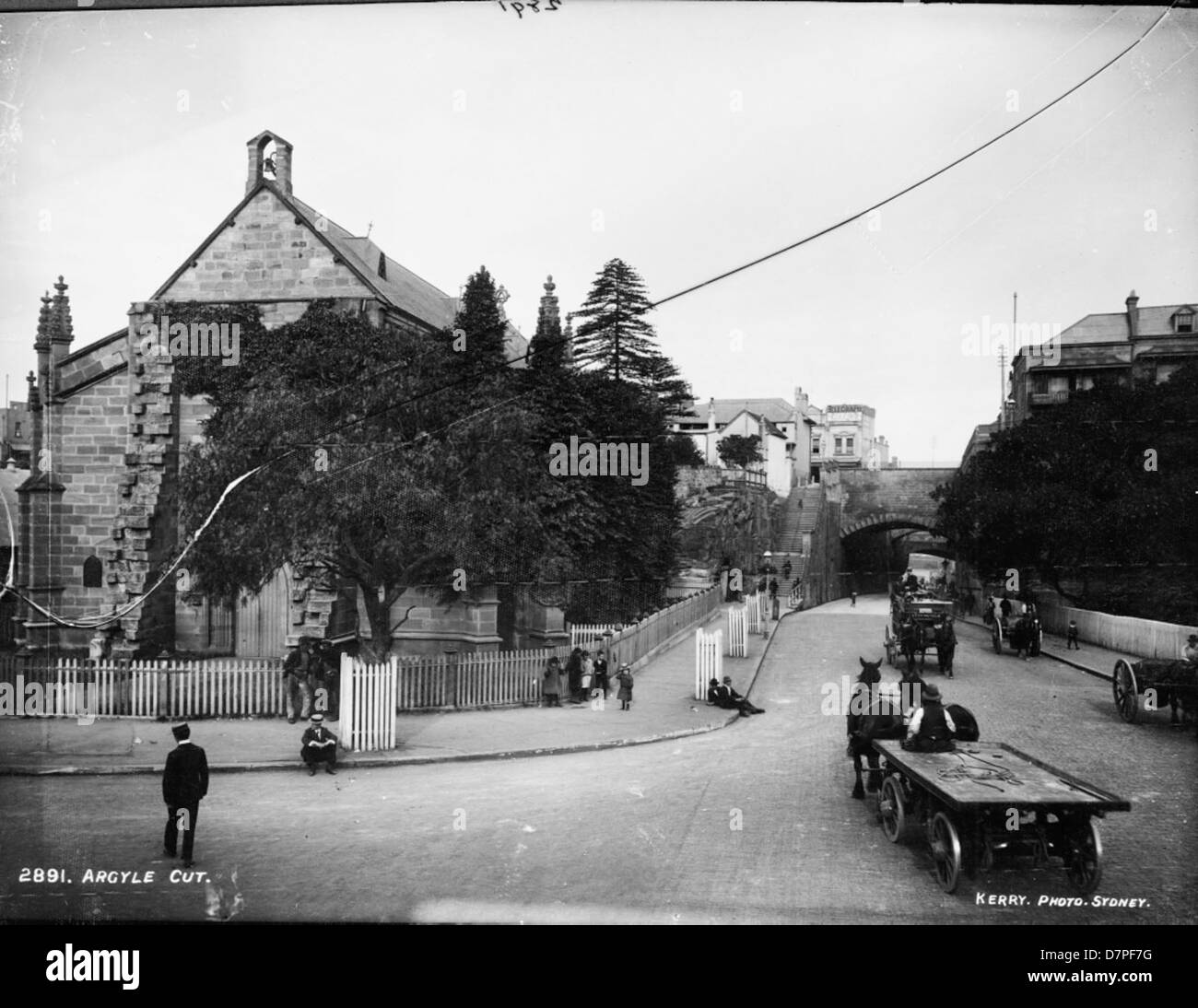 The Argyle Cut, located in The Rocks area of Sydney, is a historic and ...