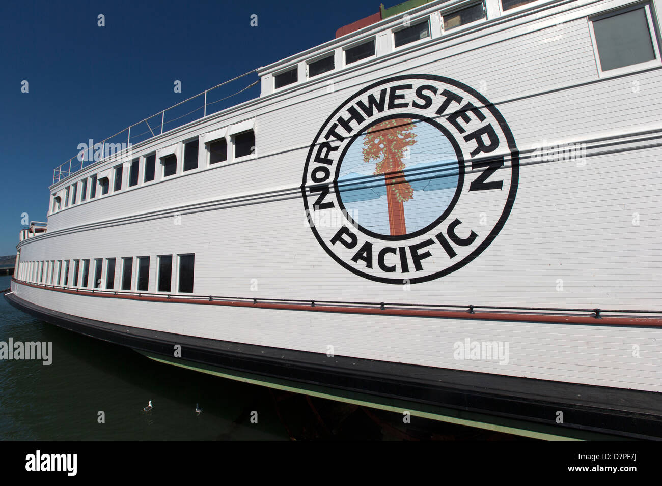 Eureka (ferryboat) at Hyde Street Pier, Fisherman's Wharf, San ...