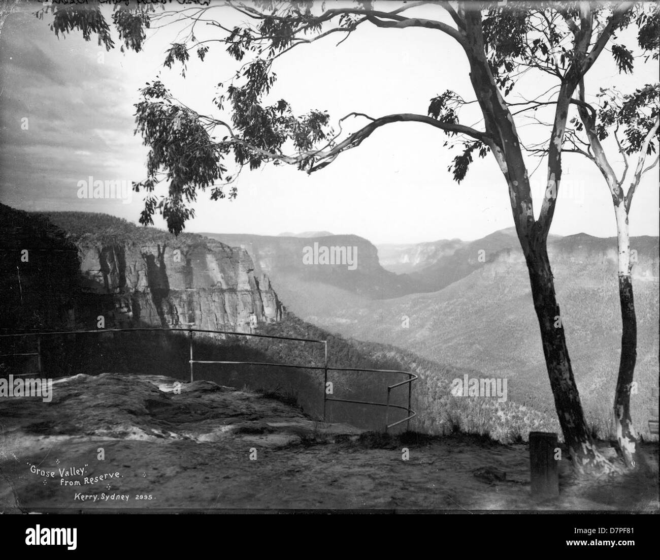 This image captures the Grose Valley from a reserve near Blackheath in ...