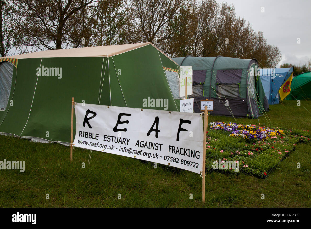 Southport, UK 12th May, 2013. Reaf at Camp Frack 2 (CampFrack2) a broad coalition of anti ...