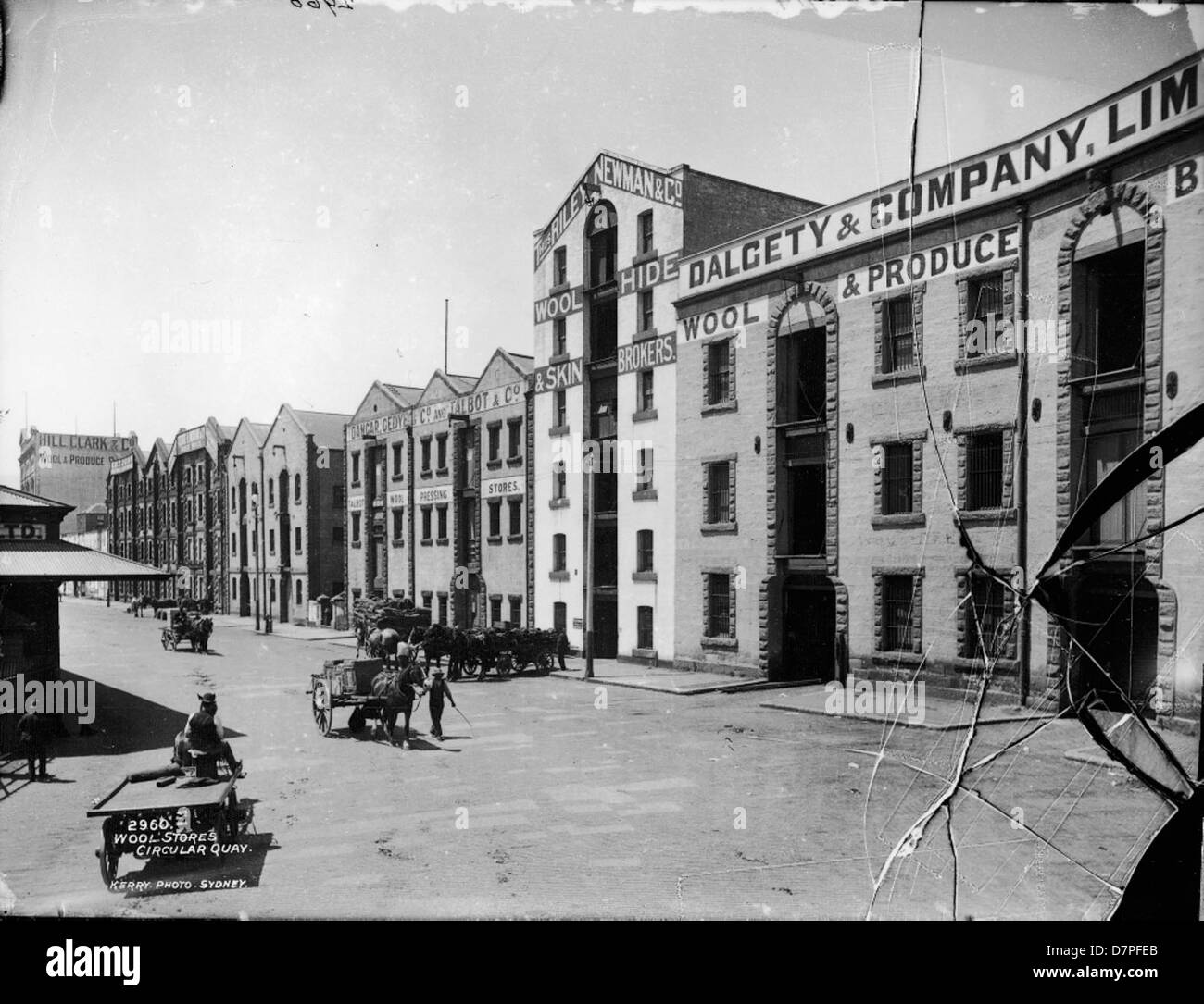 This image shows the Wool Stores building at Circular Quay, Sydney ...