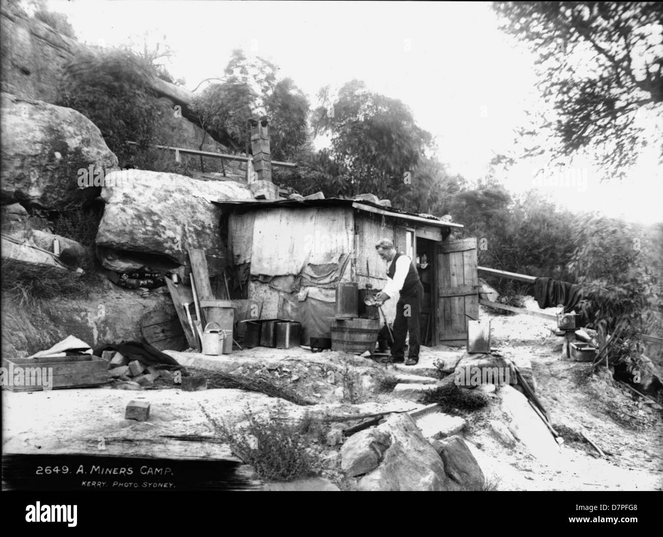 Gold rush mining camp hi-res stock photography and images - Alamy