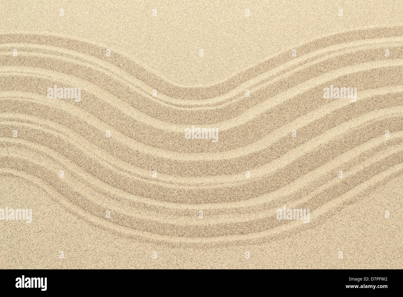 Sandy beach background with lines. Detailed sand texture. Top view ...