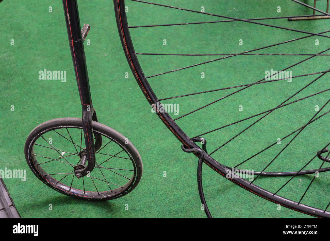 Historical kind of bicycle at Bicycle Fair in Berlin, Germany Stock ...