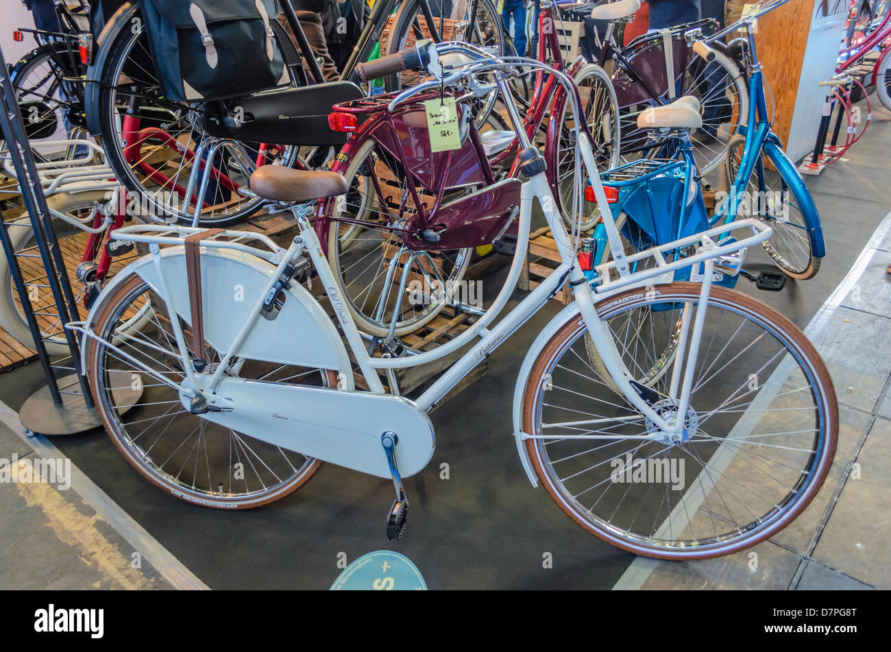 Exhibition stand at bicycle trade fair in Berlin, Germany Stock Photo ...