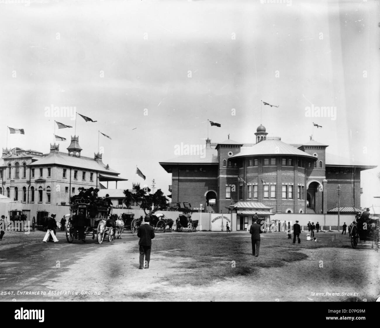 The entrance to the Association Ground, now known as the Sydney Cricket ...