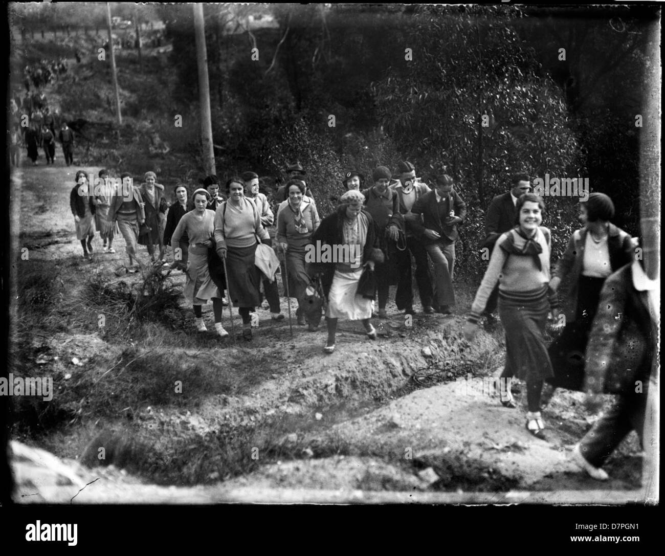 This 1930s photograph captures a group of women embarking on Palmer's ...
