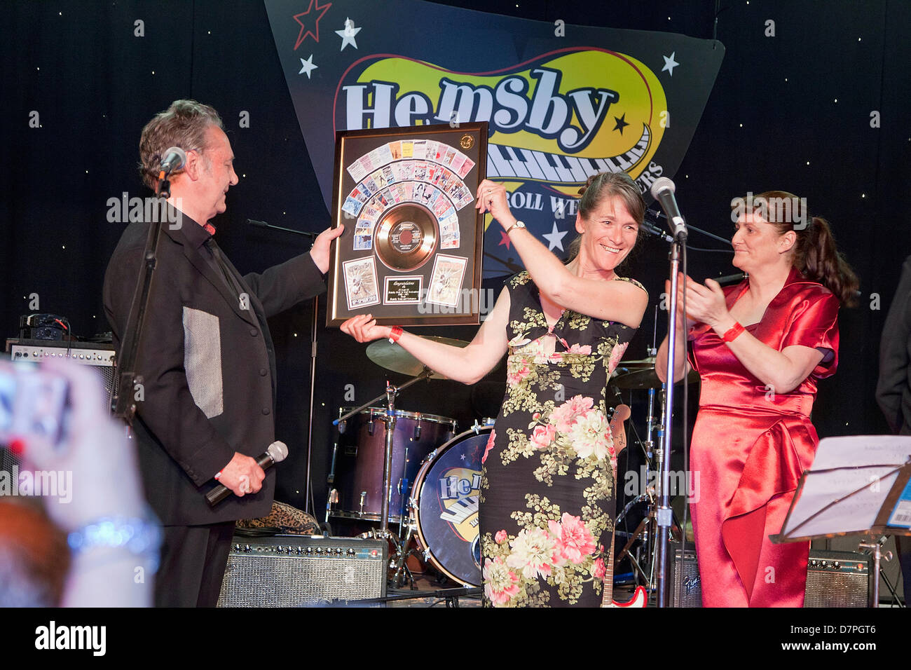 Norfolk, UK. 11th May 2013. Hemsby Weekender organisers Willie and ...