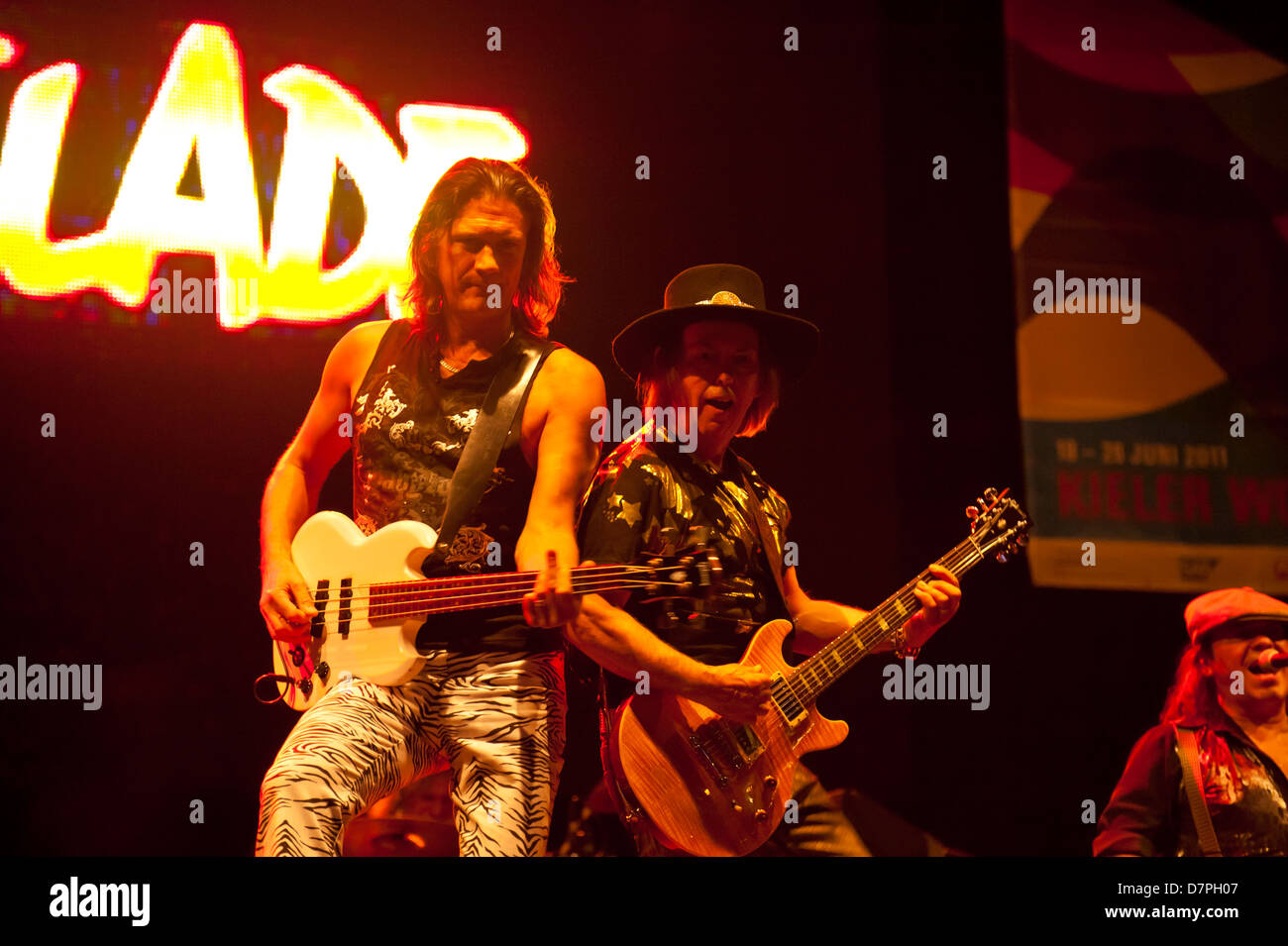 Slade in concert on Kiel Week 2011 Stock Photo - Alamy